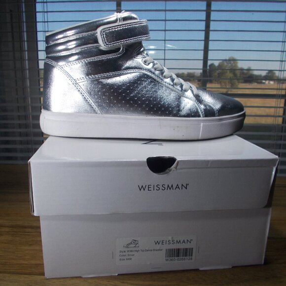 Weissman | Shoes | Weissman W36 Boss Gloss Silver Dance Shoes Womens 8 ...
